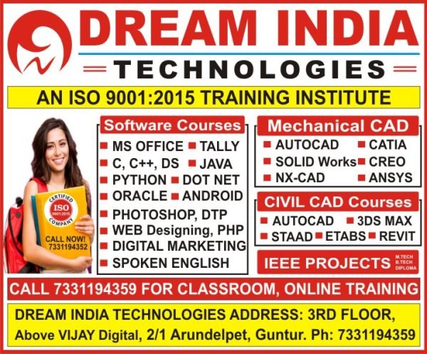 Best Software Training Institute In Guntur For Python Java Dtp