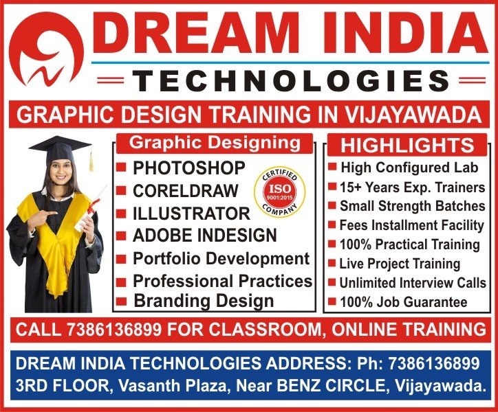 Graphic Design Training in Vijayawada, Graphic Design Institutes